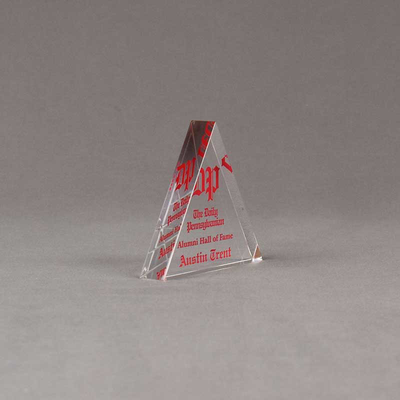 Aspect™ Triangle Acrylic Award 4" | USAcrylicAwards.com