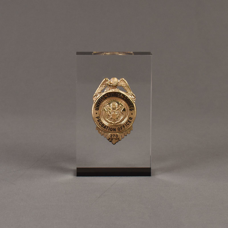 Lucite® Badge Embedment | US Acrylic Awards